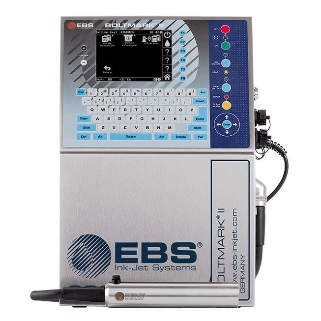 Continuous inkjet marking machine - EBS-6600 - EBS Ink Jet Systeme GmbH ...