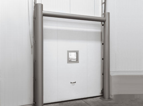 Vertical lift door - ColdGuard - TMI, LLC - rubber / FRP / indoor