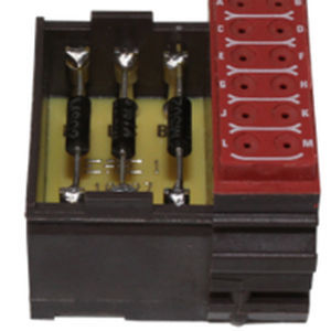 DIN rail-mounted junction block - 1765 series - Amphenol