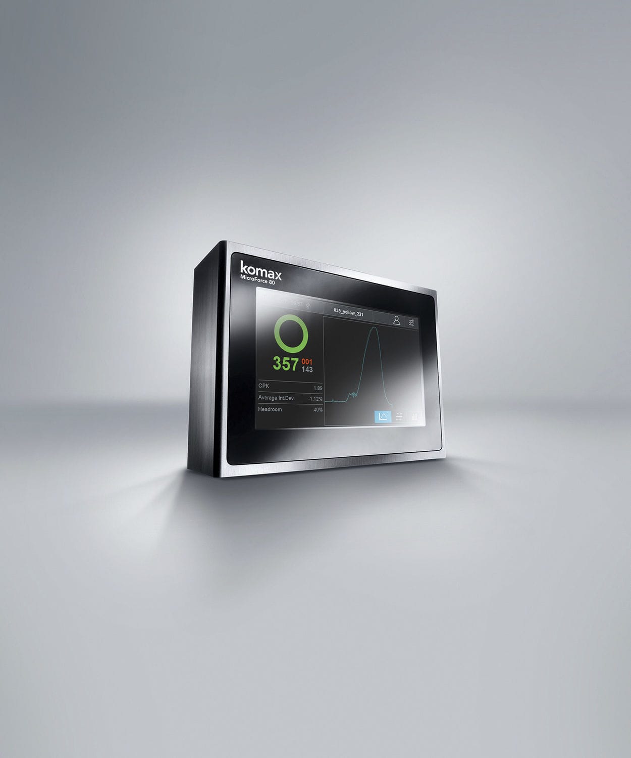 Force monitoring system - MicroForce 80 - Komax AG - for crimping / robust