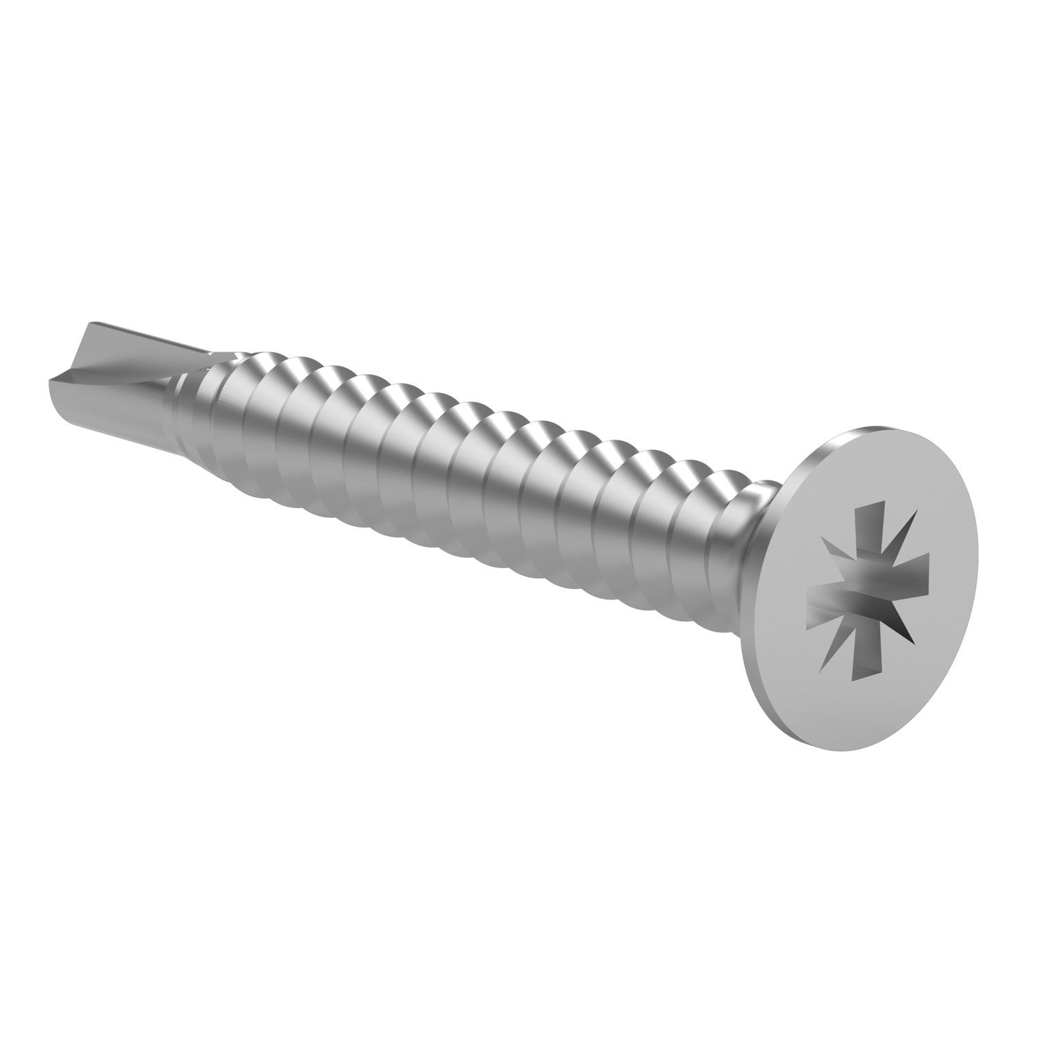 Countersunk head screw - ISO 15482 - Lederer - Pozidriv / self-drilling