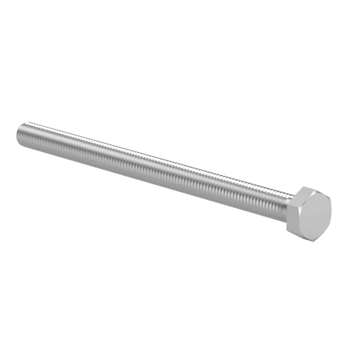 Screw with hexagonal head - ISO 4017 - Lederer - square / threaded