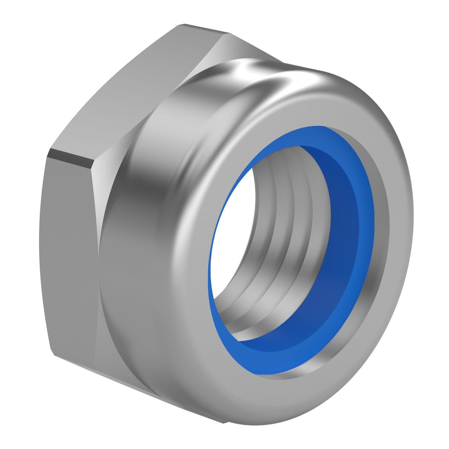 Hexagonal nut - DIN 985 - Lederer - steel / self-locking