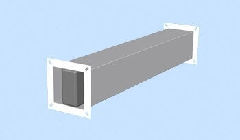Pressure-control silencer - SDF - LTG Aktiengesellschaft - flow-control / air / rectangular