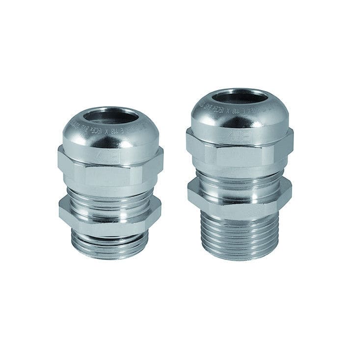 Nickel-plated brass cable gland - K100-1-zz-EX series - Jacob GmbH ...
