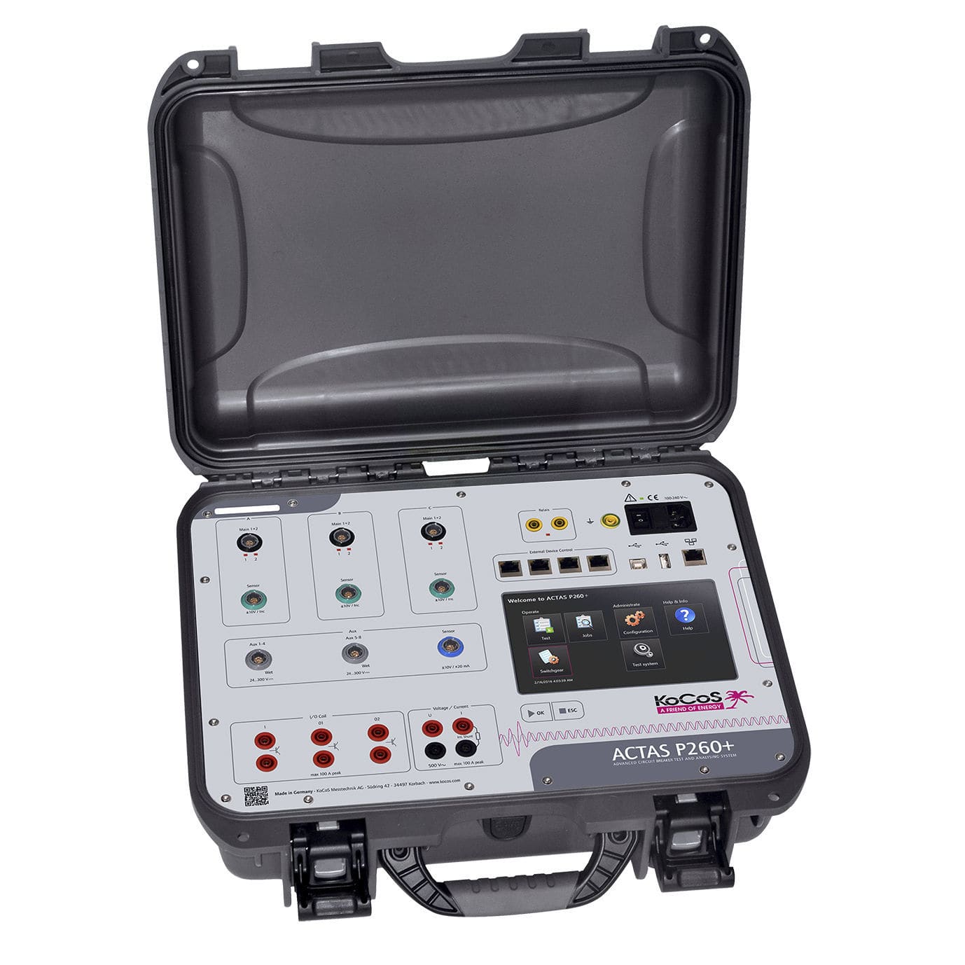 Switchgear test system - ACTAS P260+ - KoCoS Messtechnik AG - electric ...