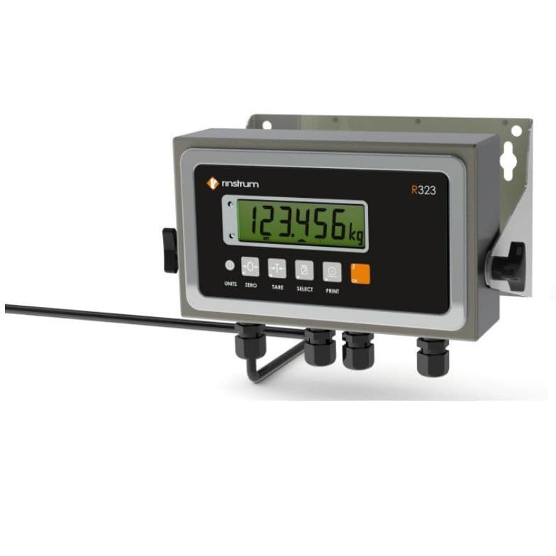 LCD display weight indicator - R323 Classic - Rinstrum - panel-mount ...