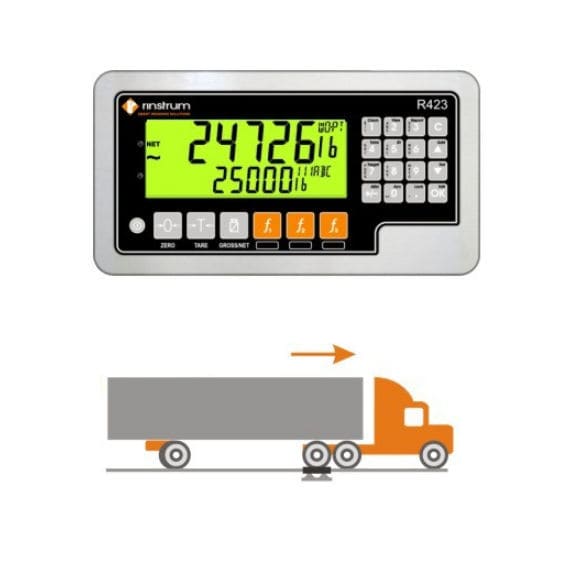 Truck axle scale - Rinstrum - weigh-in-motion