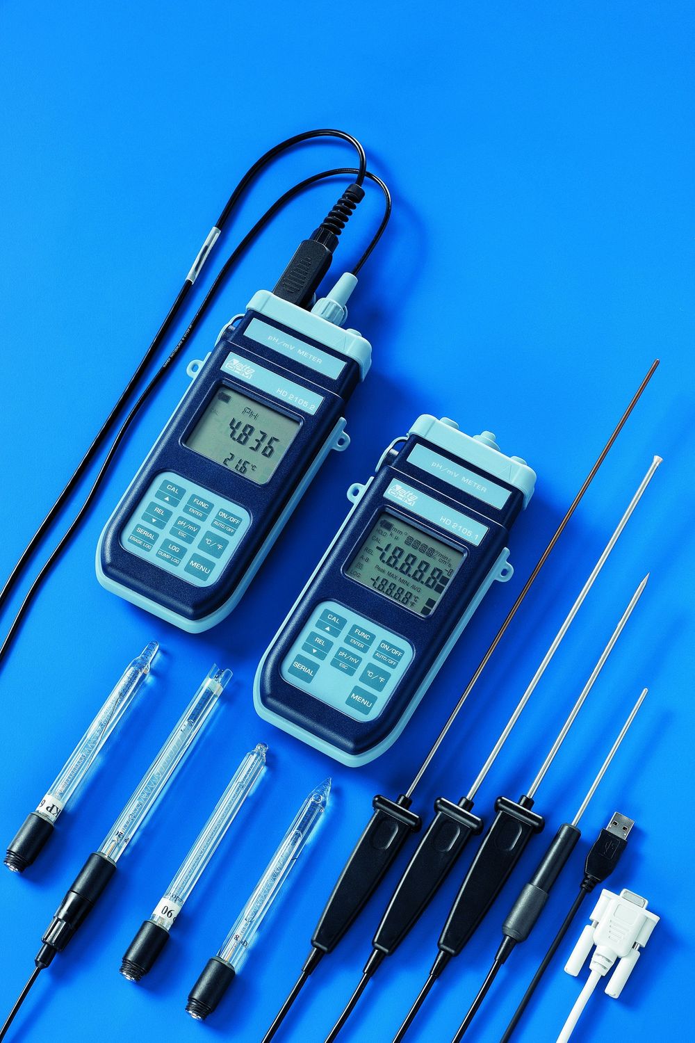PH measuring instrument - HD 2105.1 / 2105.2 - Delta OHM - resistivity ...