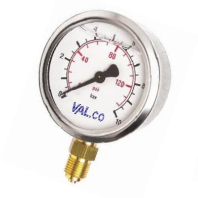 Dial pressure gauge - VISOBAR MSV - VAL.CO srl - threaded / stainless ...