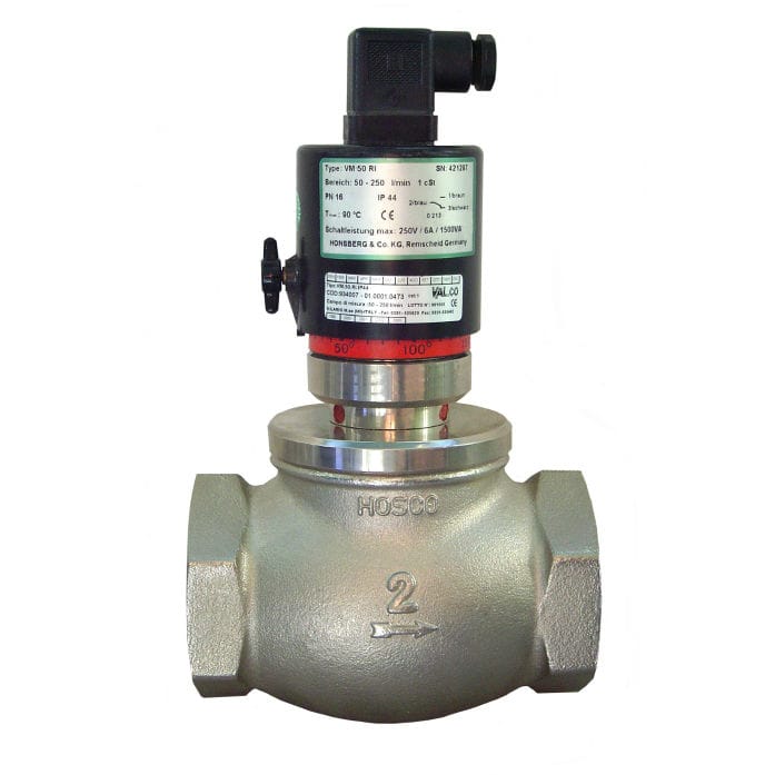 Piston flow switch - VM series - VAL.CO srl - for liquids / stainless ...