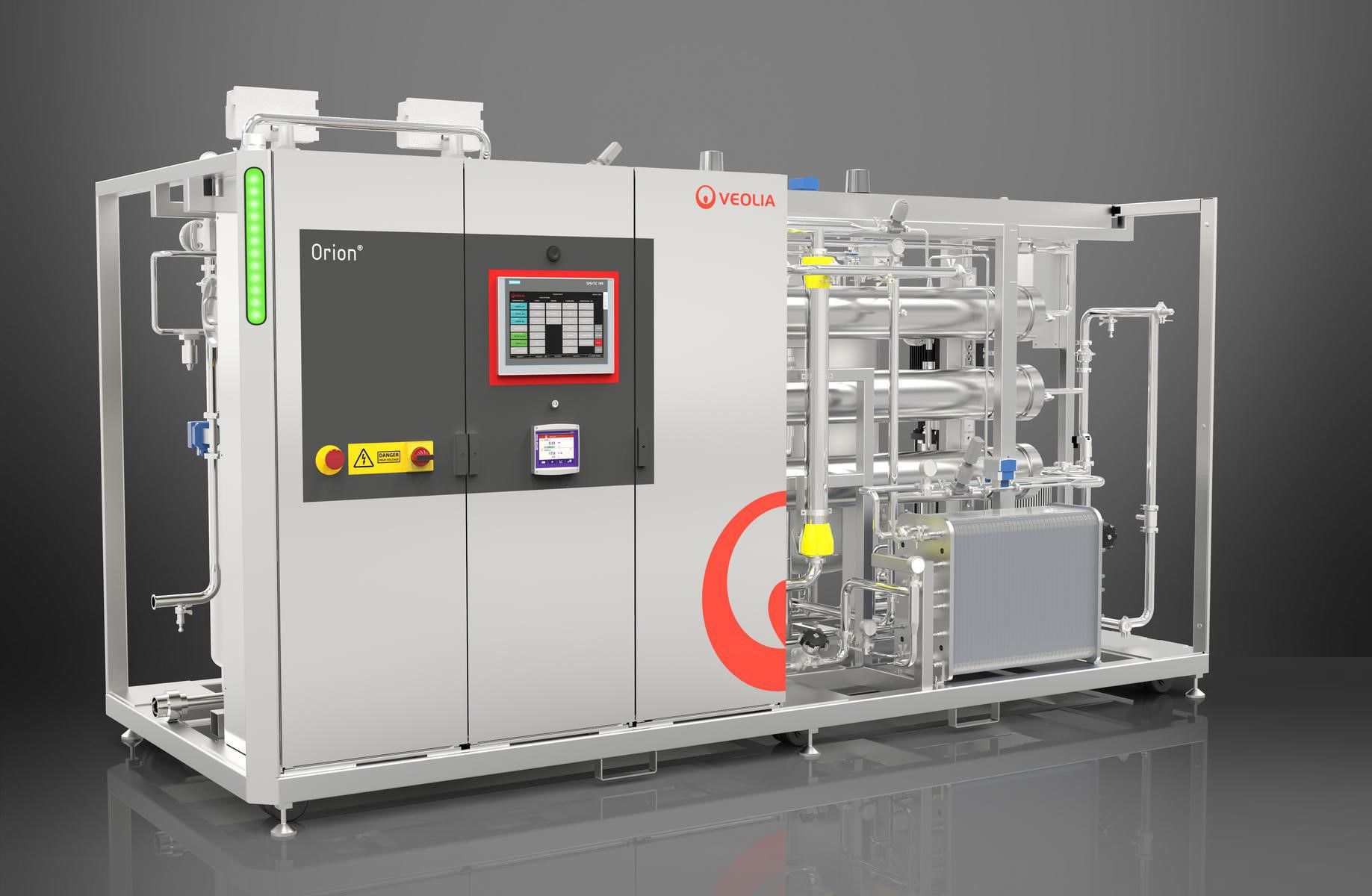 Ultra-pure water purification unit for the pharmaceutical industry ...