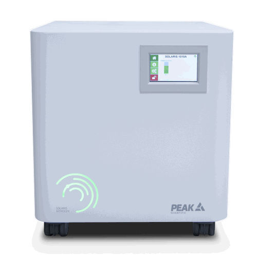 Liquid nitrogen gas generator - Solaris 1010A - PEAK Scientific ...