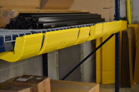 Shock absorbing storage rack guard - BEAM-BUMP-Y, BEAM-BUMP-B - Sentry ...