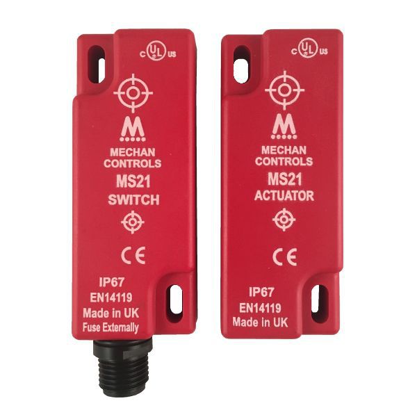 Safety switch - MS21QD - Mechan Controls - multipole / IP67 / magnetic