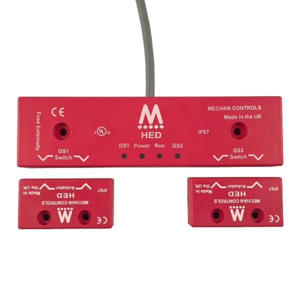 IP67 switch - HED - Mechan Controls - IP69K / safety / magnetic keyed