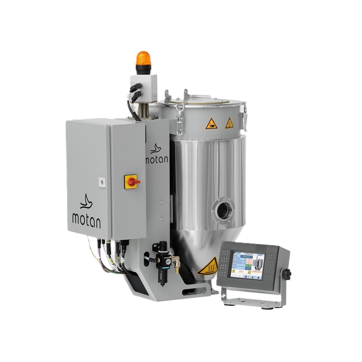 Dry air dryer - LUXOR CA A 8-60l - motan gmbh - for plastic pellets ...