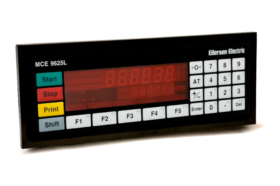 LED display weighing terminal - LED | MCE9625L - Eilersen Electric ...
