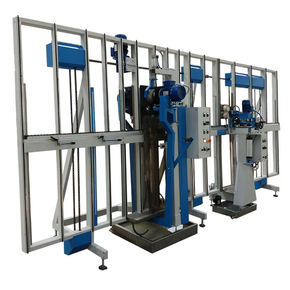 PLC-controlled drilling machine - HOLE VM 2 NOTCHES - SCV System ...