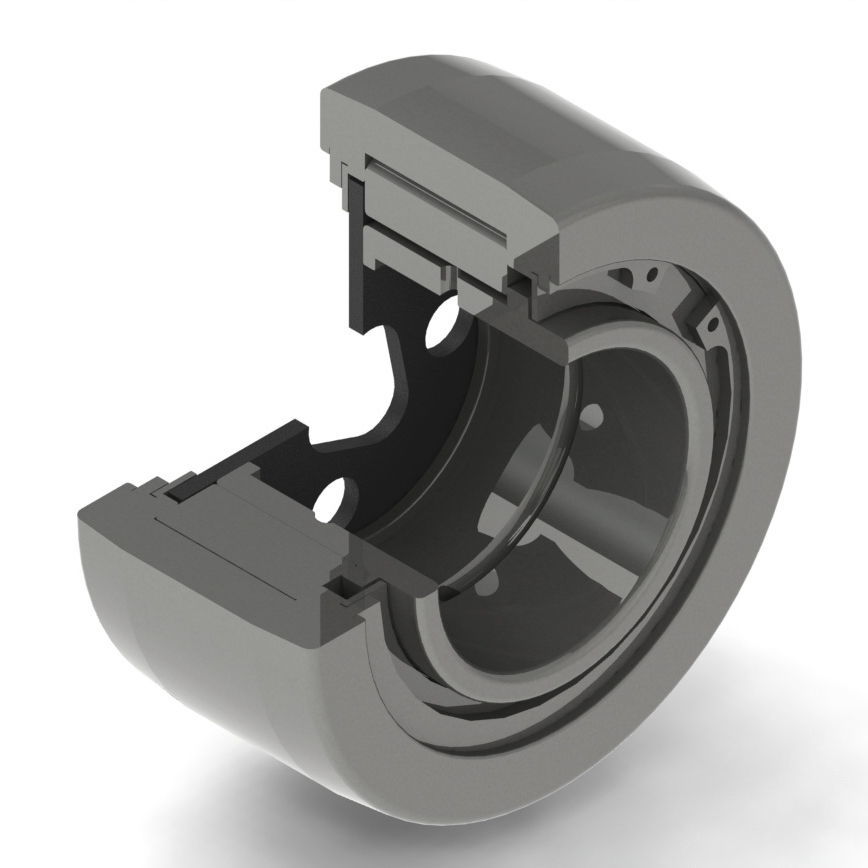 Cylindrical roller bearing - N - ROULTEX - radial / steel / for industry