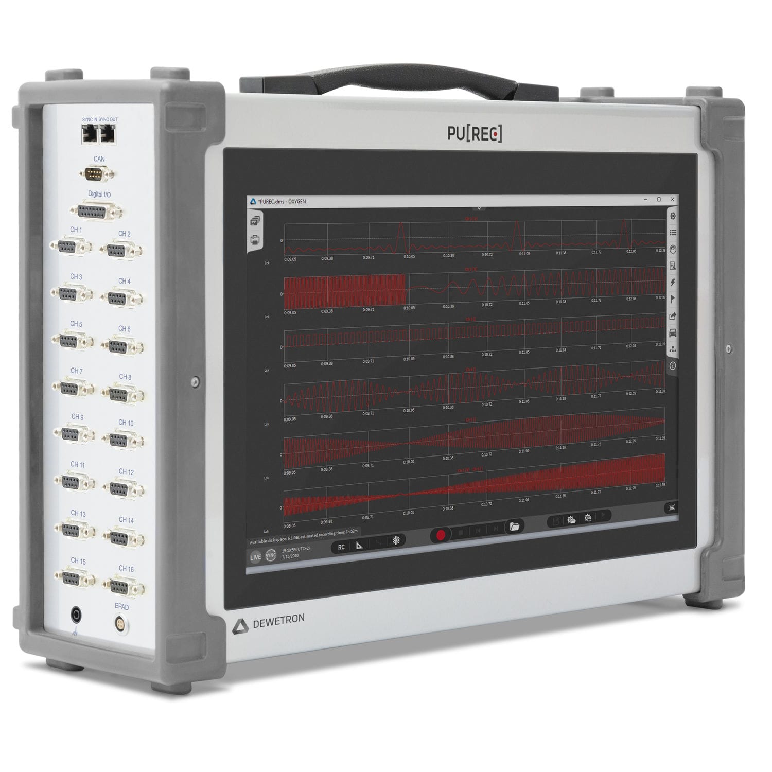 16-channel data acquisition system - PU[REC] series - DEWETRON GmbH ...