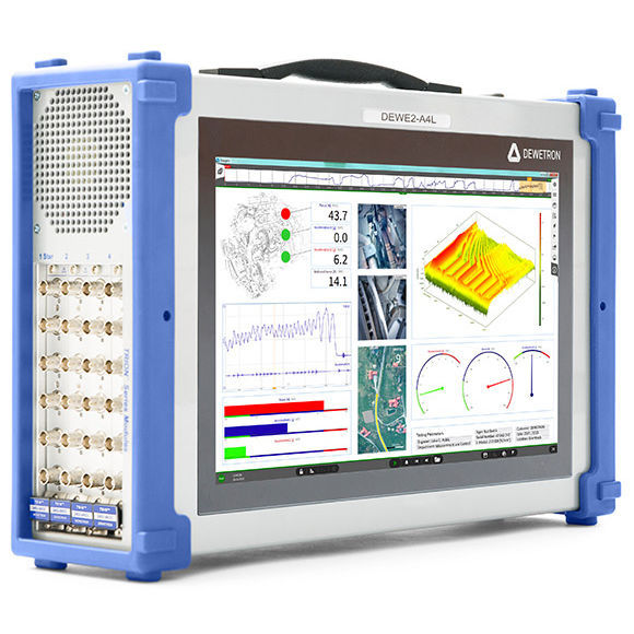 Data acquisition system with data recording system - DEWE2-A4L - DEWETRON GmbH - all-in-one