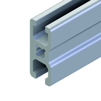 Aluminum profile - 20.1001/0 - Minitec - grooved / frame / extruded