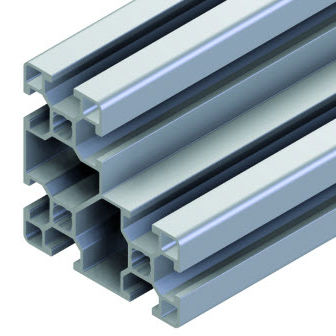 Aluminum profile - 20.0982/0 - Minitec - grooved / triangular / frame