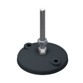 Desk foot - 21.1846/0 - Minitec - NBR / polyamide / galvanised steel