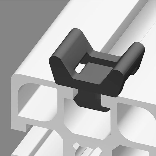 Plastic cable tie mount - 22.1204/0 - Minitec