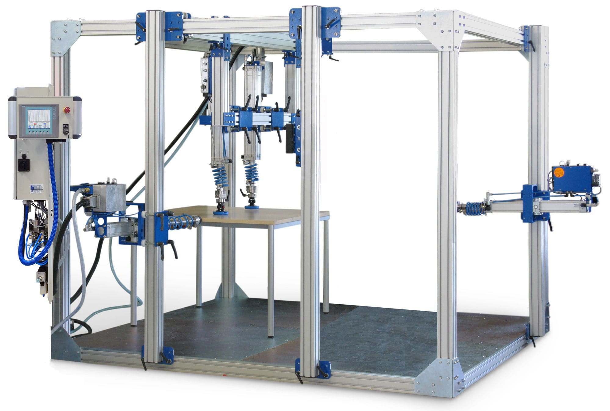 Multi-parameter test stand - max. 1000, 2500 N - Hegewald & Peschke Meß ...