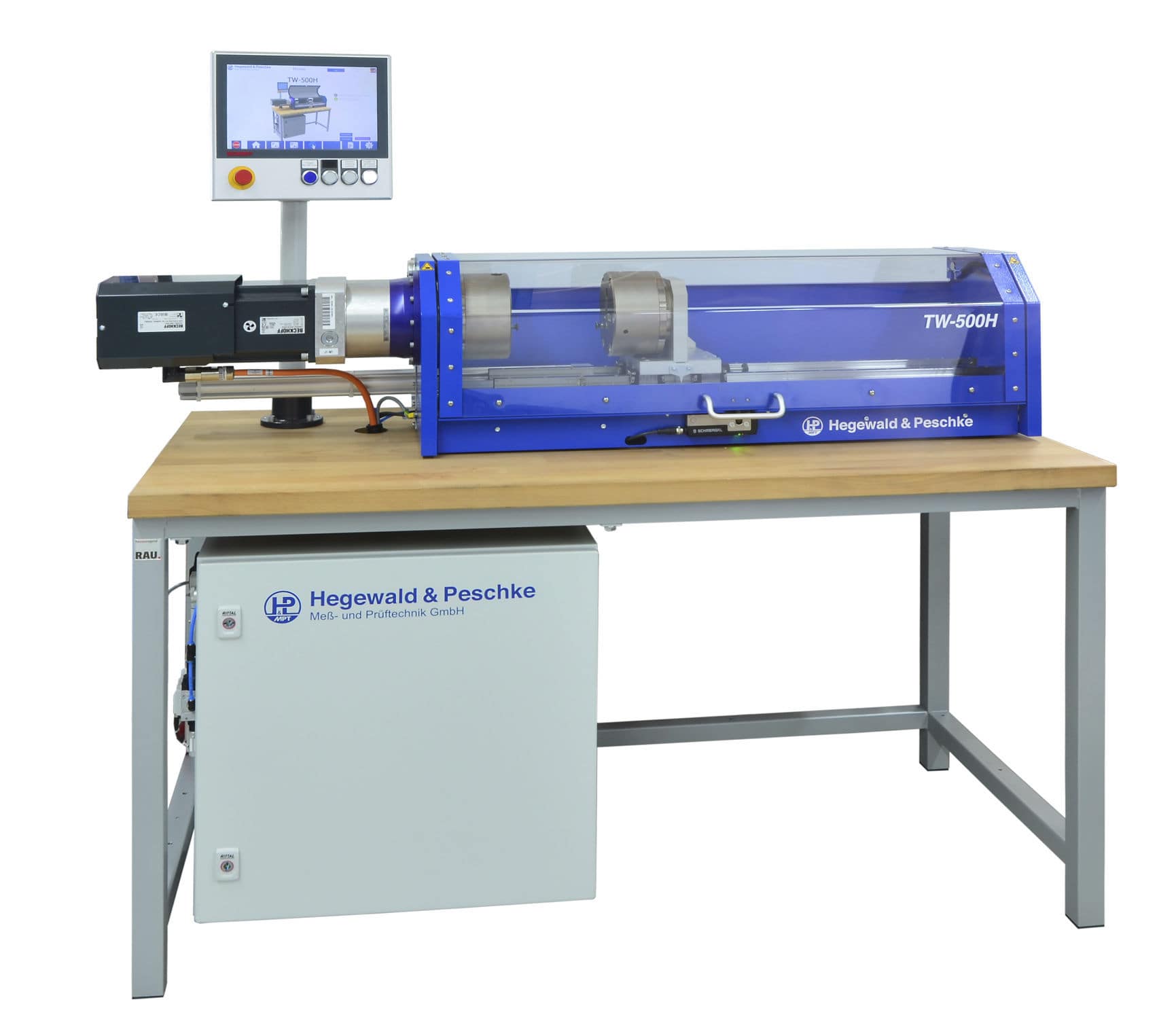 Torsion testing machine - TW-500H - Hegewald & Peschke Meß- und ...