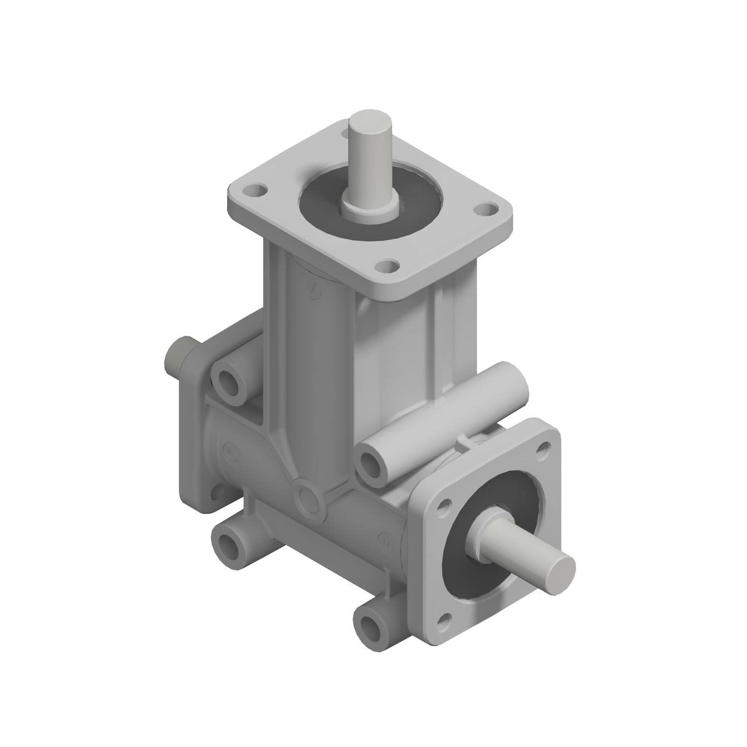 Bevel angle gearbox - B1 series - MECVEL - 90° / outgoing shaft