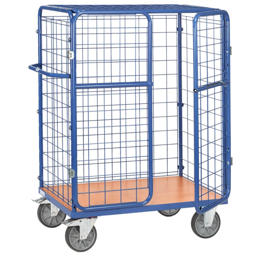 Storage cart - 22-43174 - BITO-Lagertechnik Bittmann - steel / wire ...