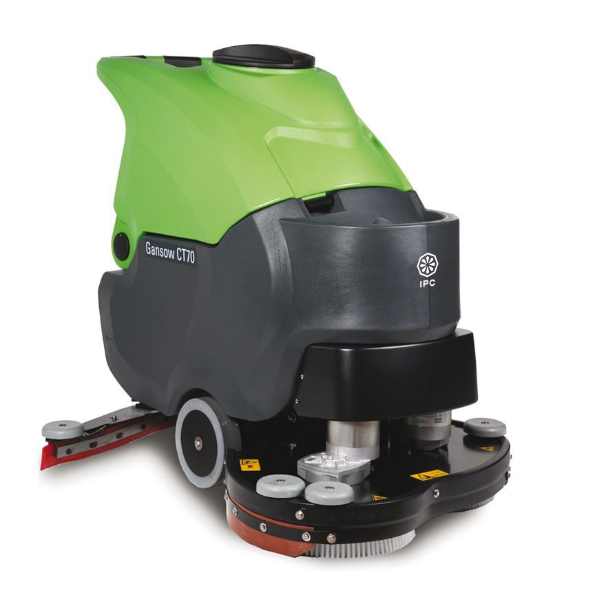 Walk-behind scrubber-dryer - CT70 series - IPC - battery-powered
