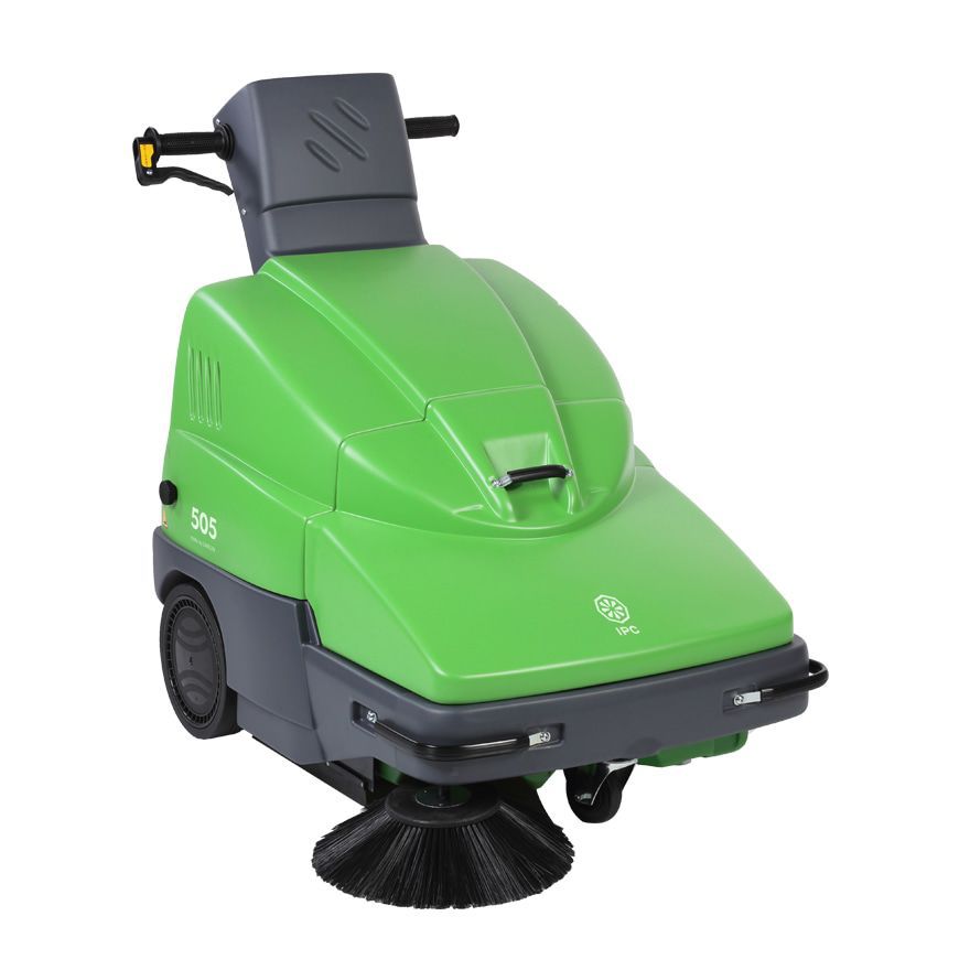 Walk-behind sweeper - 505 series - IPC - gasoline / battery-powered ...