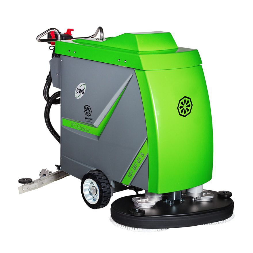 Walk-behind scrubber-dryer - 101 series - IPC - battery-powered