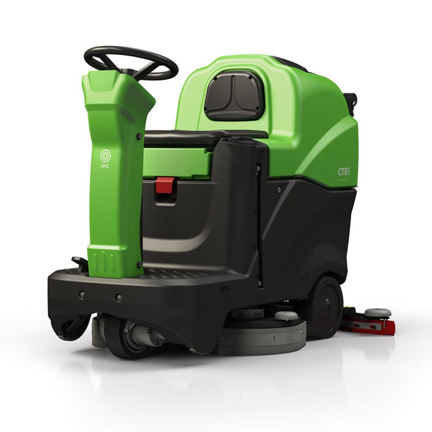 Ride-on scrubber-dryer - CT 81 series - IPC - battery-powered