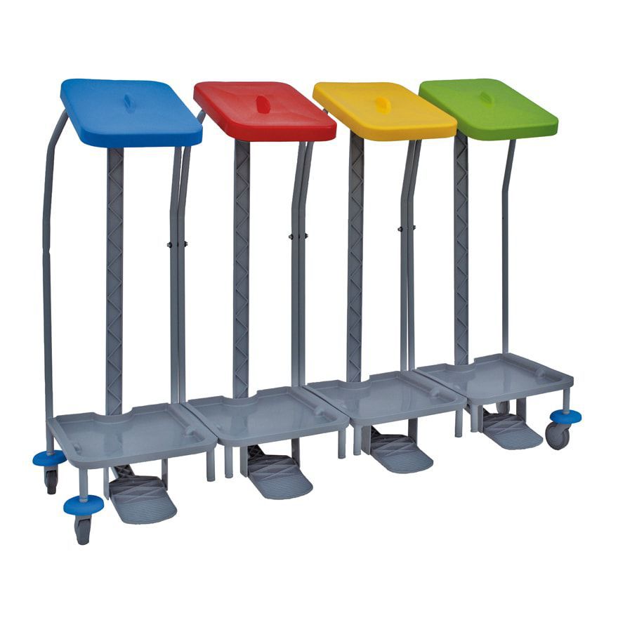 Cleaning trolley - LINEN 24 - IPC - for waste containers