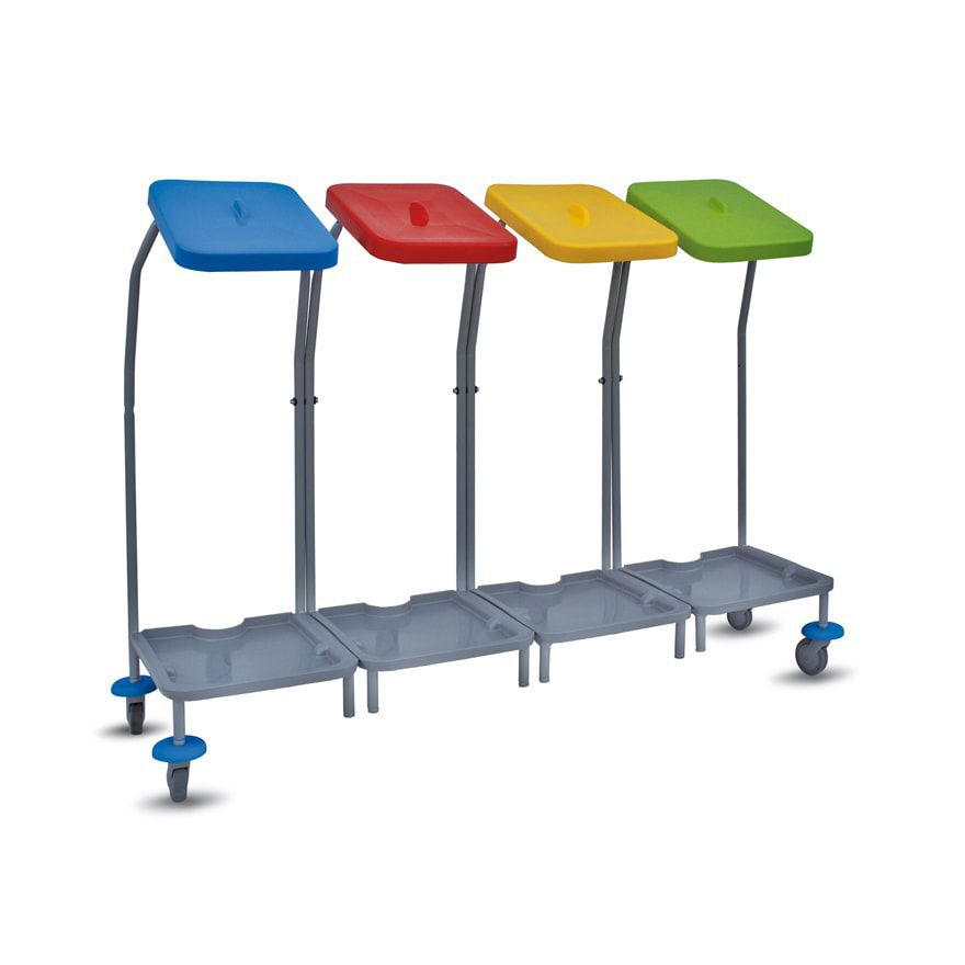 Cleaning trolley - LINEN 24S - IPC - for waste containers