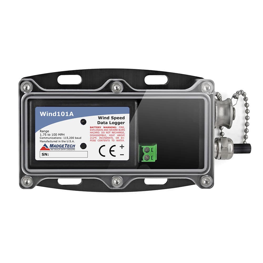Pulse data-logger - Wind101A - MadgeTech - with PC interface / without display / for monitoring