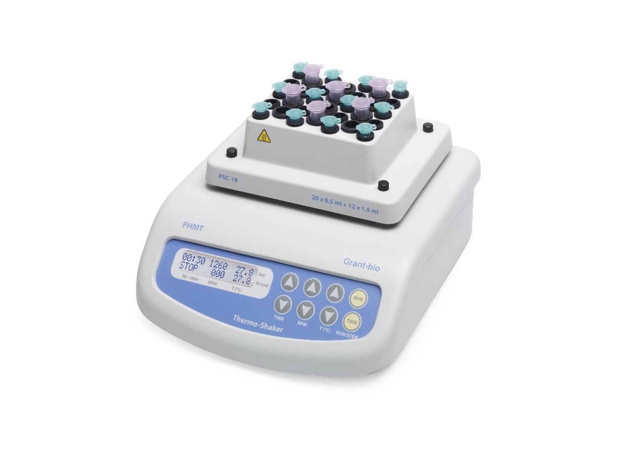 Digital laboratory shaker - PHMT series - Grant Instruments - test tube ...