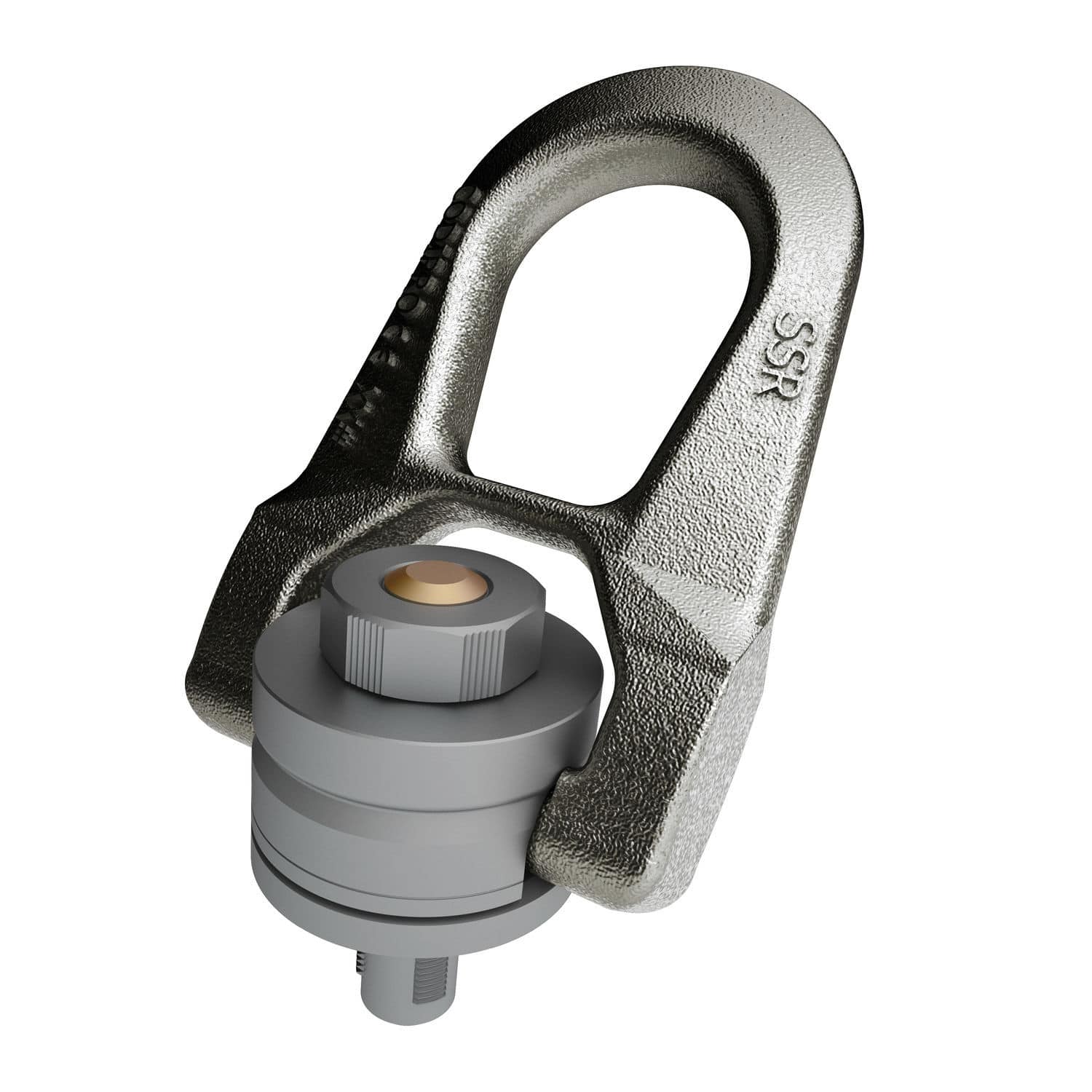 Articulated hoist ring - SS.QL.DSR - Codipro - swivel / threaded / forged