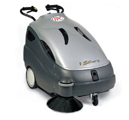 Walk-behind sweeper - Teknova - battery-powered