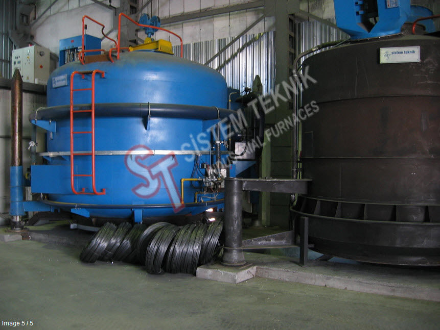 Bell furnace - Sistem Teknik Industrial Furnaces - pit / heat treatment ...