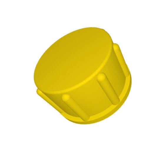 Threaded cap - AA series - DBI Plastics - round / plastic / fitting