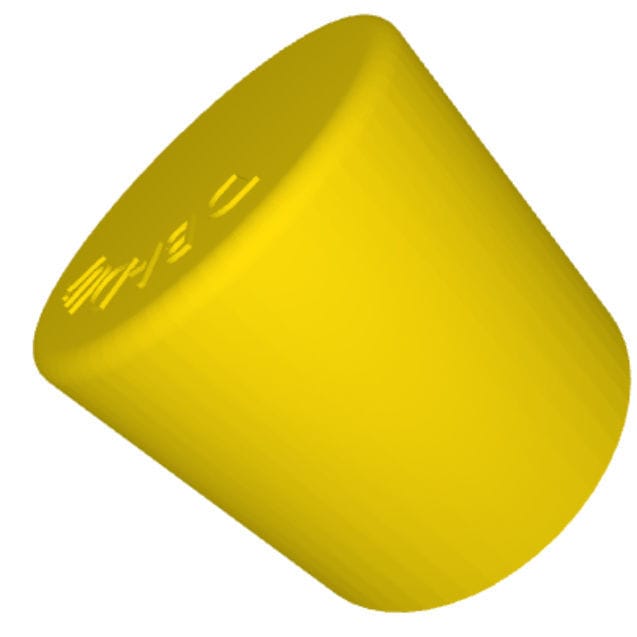 Press-fit cap - MA series - DBI Plastics - round / plastic