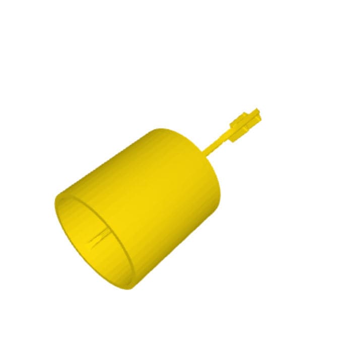 Press-fit cap - GA series - DBI Plastics - cylindrical / plastic / flexible