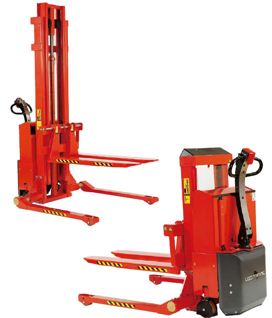 Electric stacker truck - SELFS Maxi series - Logitrans - walk-behind ...