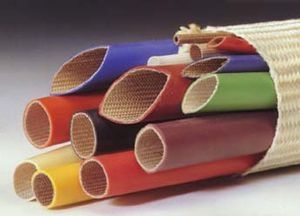 Insulating sleeve - Isotex - BIW Isolierstoffe - braided / for cables ...